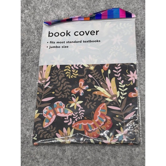 Unbranded | Office | Textbook Jumbo Book Cover Butterflies Fits Front ...